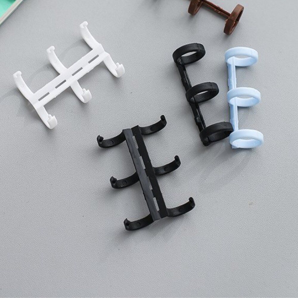 2 stücke Kunststoff Buch Binder 3 Ringe Lose Blatt... – Grandado