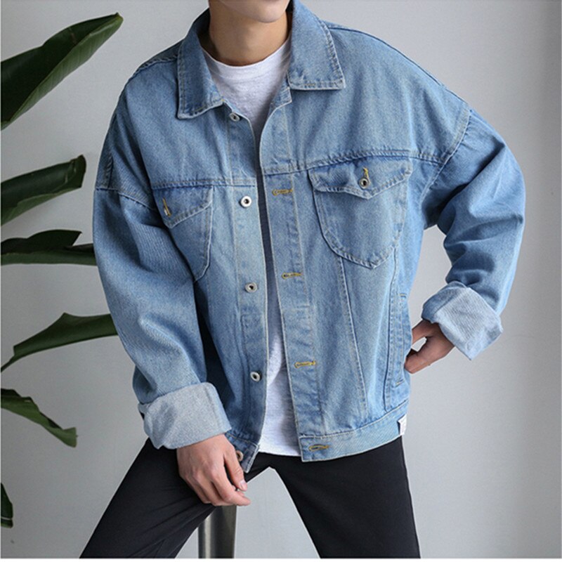 Lente Mode Jeans Slim Fit Heren Jas Jeans Harajuku... – Vicedeal