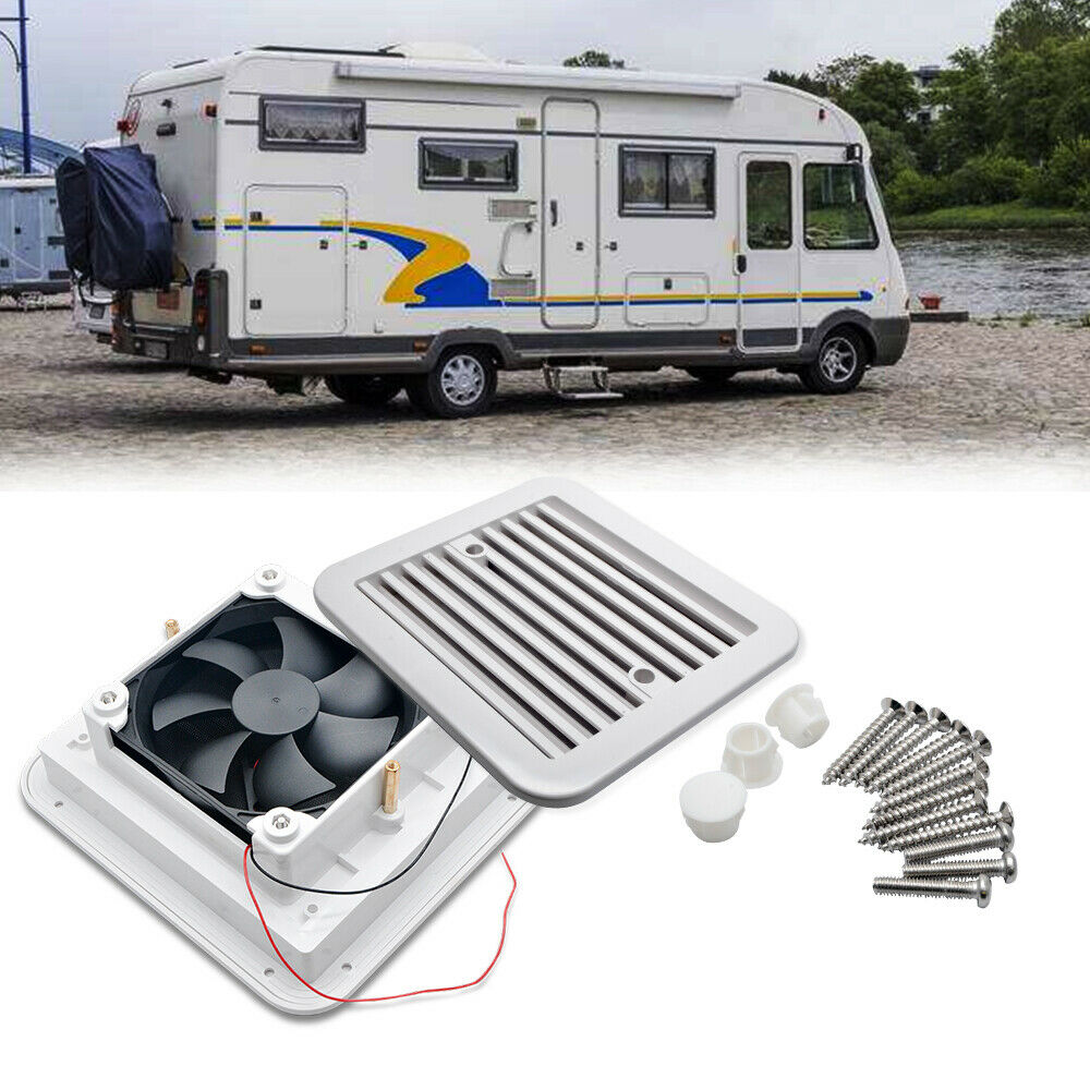 12V Ventilator Wit Caravan Camper Kant Uitlaat Air... – Grandado