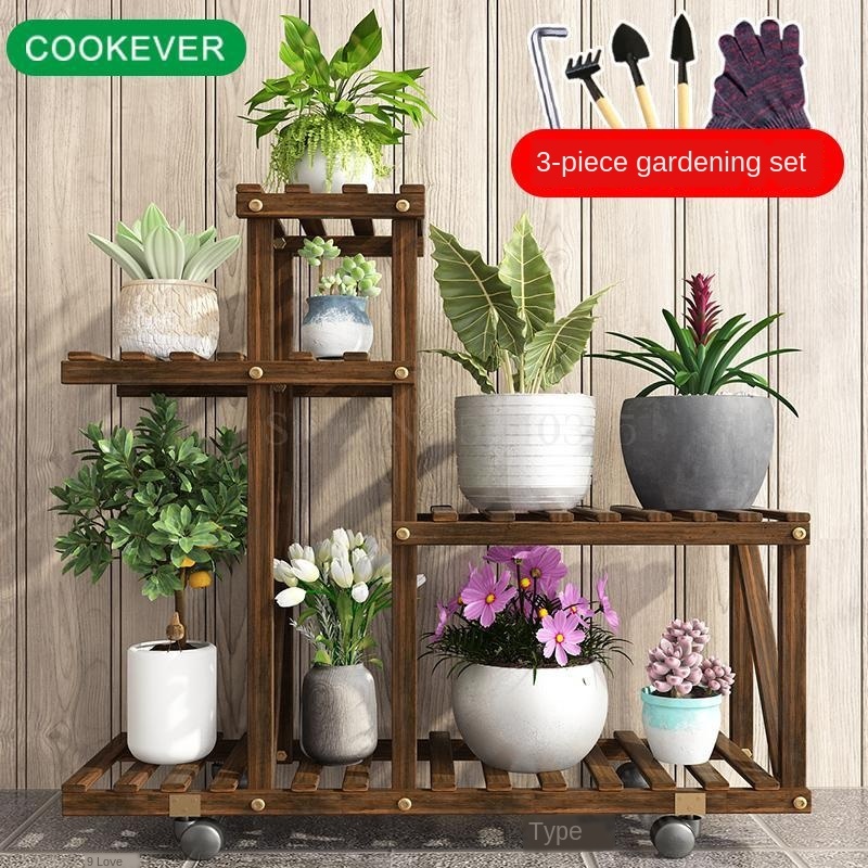 Flower shelf indoor and outdoor multi-storey home ... – Vicedeal