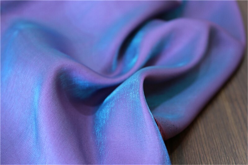 Blue purple gradient cloth cotton skin gloss silk ... – Vicedeal