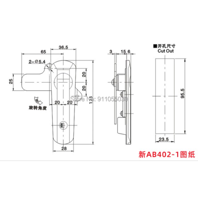 AB403-1 AB402-1AB401-1 Foundation Box Lock Apparat... – Grandado