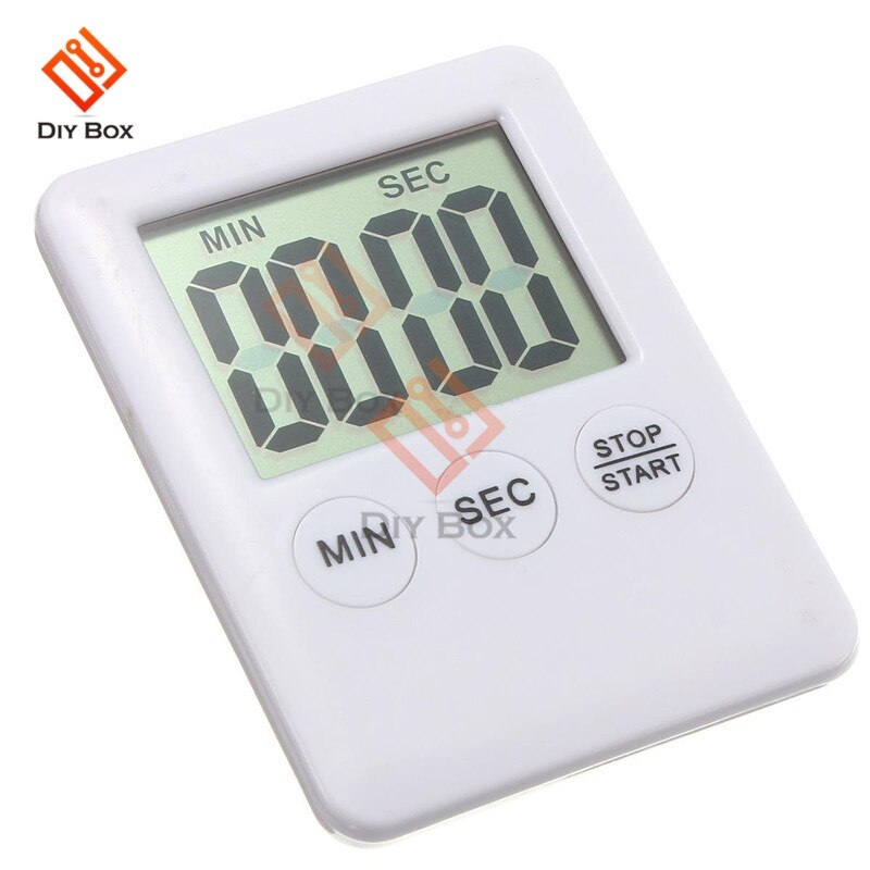 Super Thin LCD Digital Screen Kitchen Timer Square... – Grandado