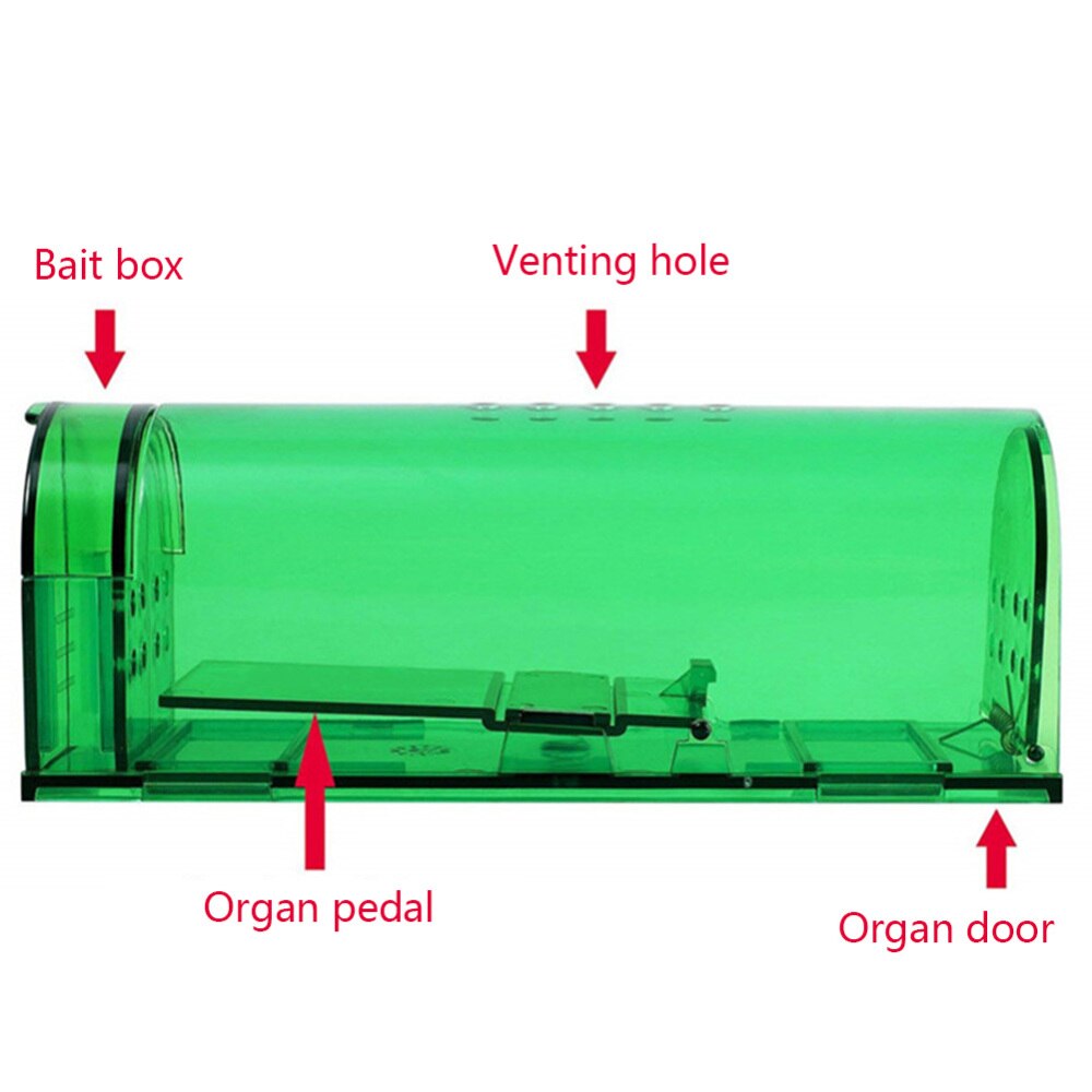 2X Plastic Mouse Trap Herbruikbare Rat Catcher Koo... – Vicedeal