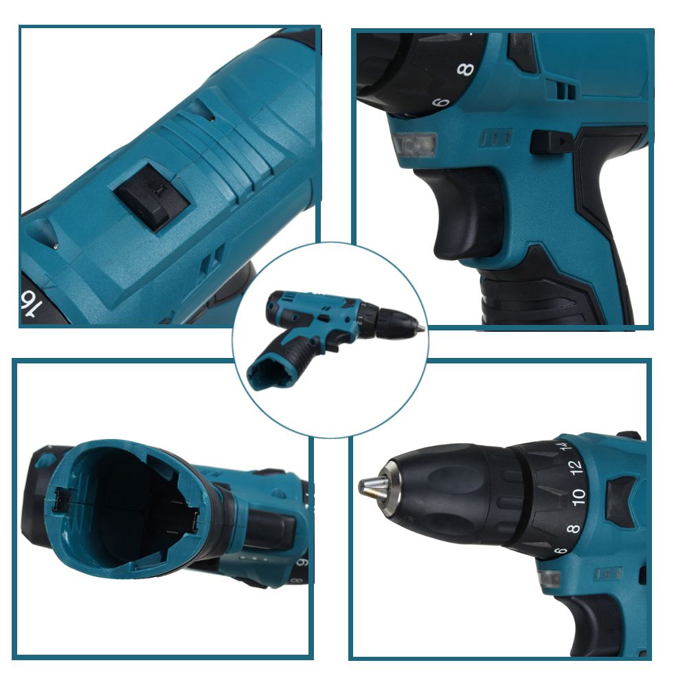 12V 90Nm Mini Electric Drill Screwdriver 2 Speed w... – Grandado