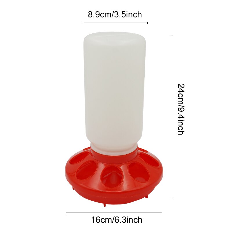 2Pcs 1 L Gevogelte Kip Vogel Feeder Gereedschap Pl... – Vicedeal