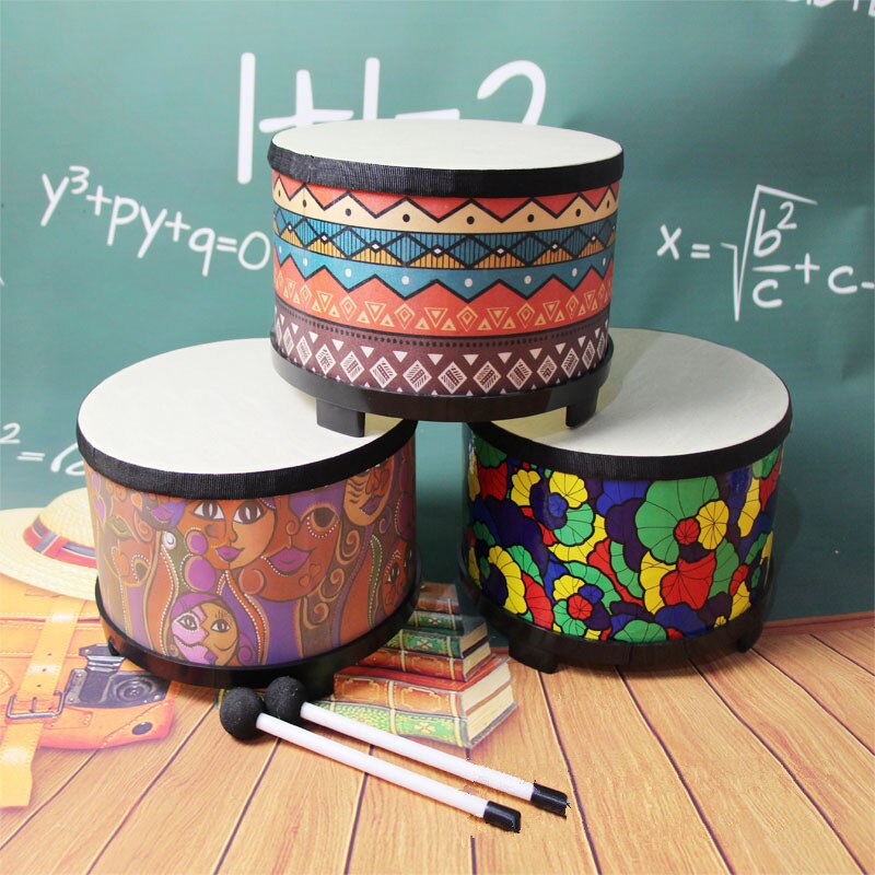 10 Inch Houten Hand Drum Kinderen Percussie Speelg... – Grandado