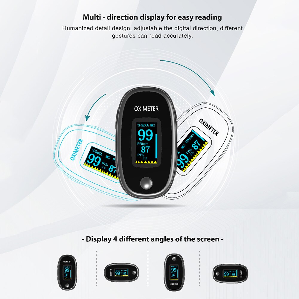 Digital Pulse Oximeter LED Oximetro De Dedo Saturo... – Vicedeal
