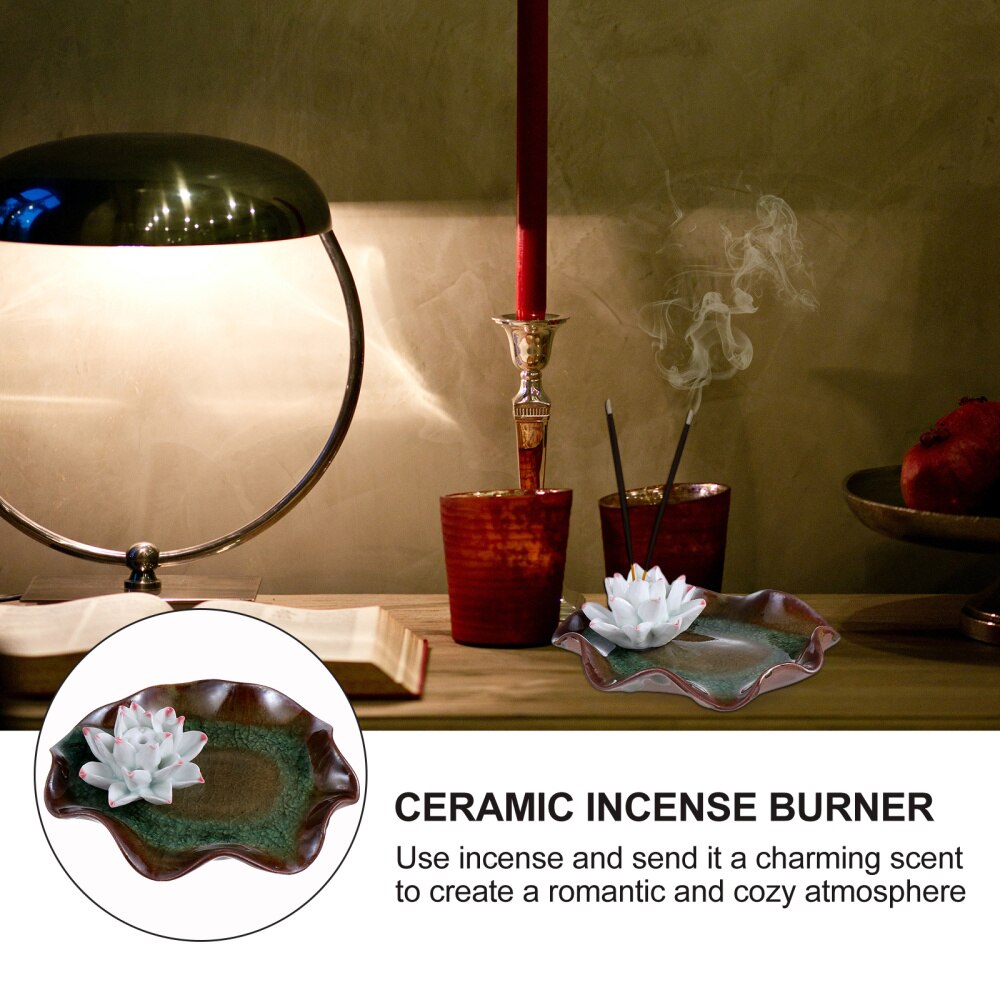 1 Pc Incense Stick Tray Lotus Incense Stick Holder... – Grandado