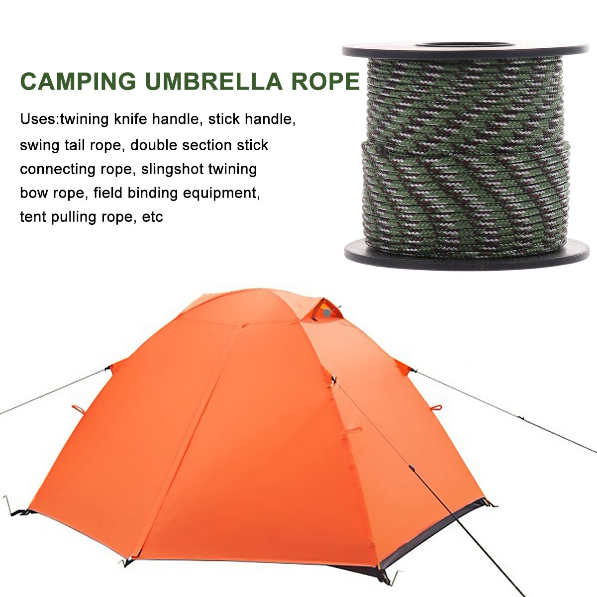 31m 2.1mm utomhus paracord reflekterande rep tält ... – Vicedeal