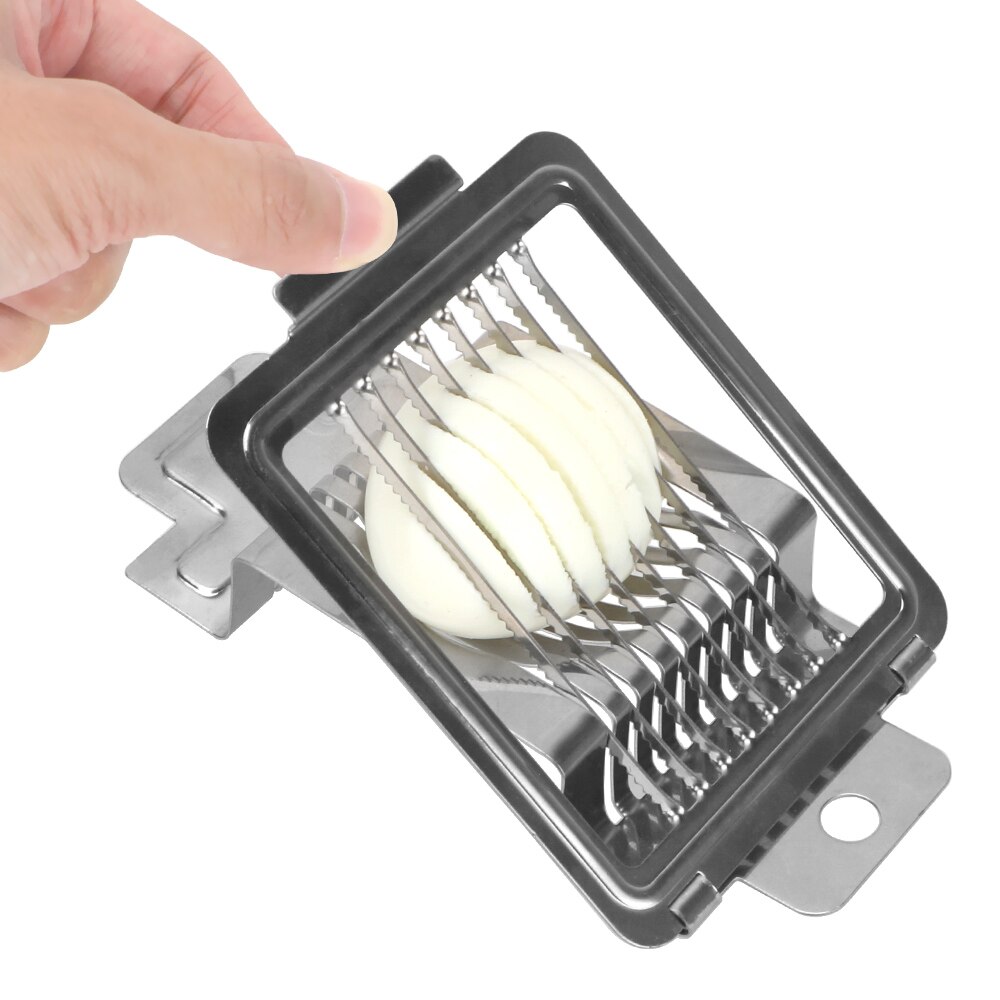 Boiled Egg Slicer Section Cutter Egg Cutter Stainl... – Vicedeal