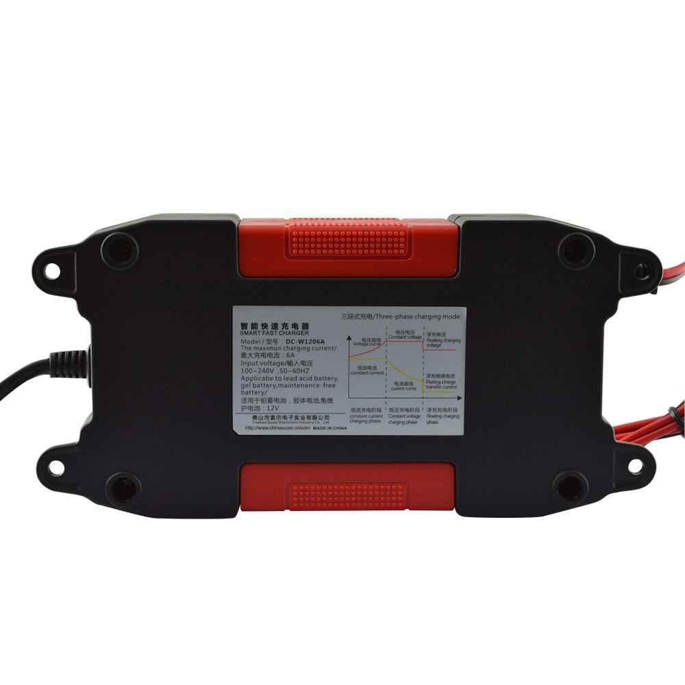 4A/6A 12V Auo Car Smart Battery Charger 100V-240V ... – Grandado