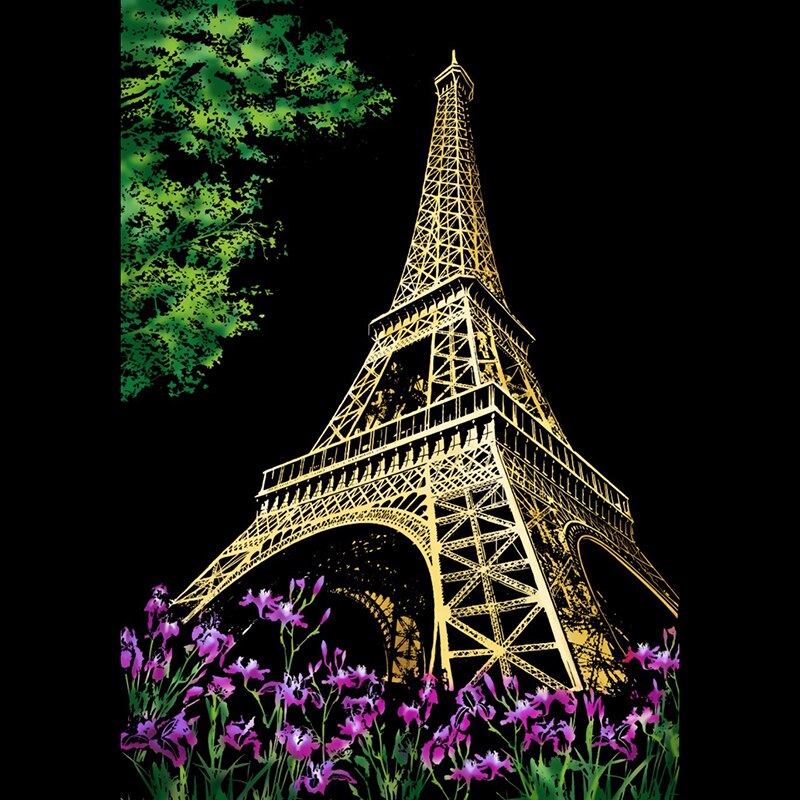 Colorful City Series Night Scratch Painting World ... – Vicedeal