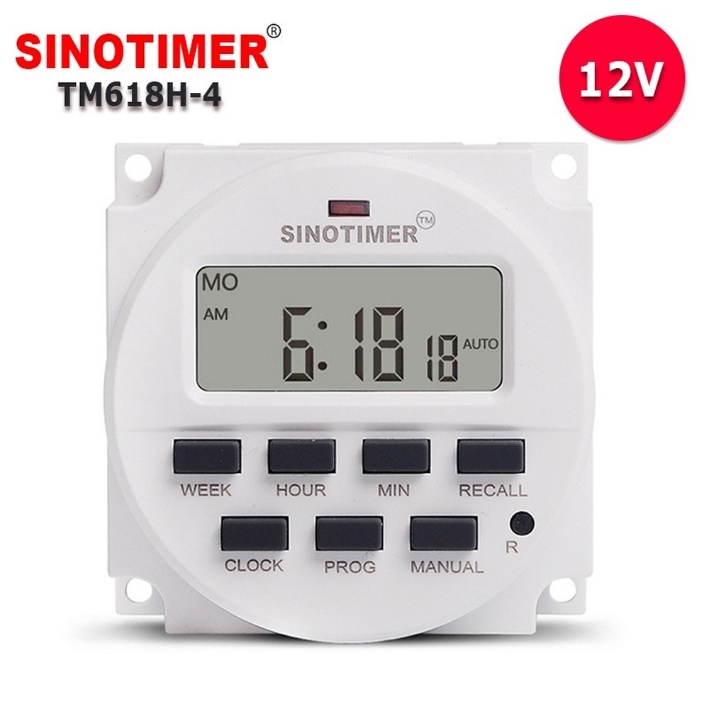 12V Dc Sinotimer TM618H-4 Hoge Precisie Lcd Digita... – Grandado