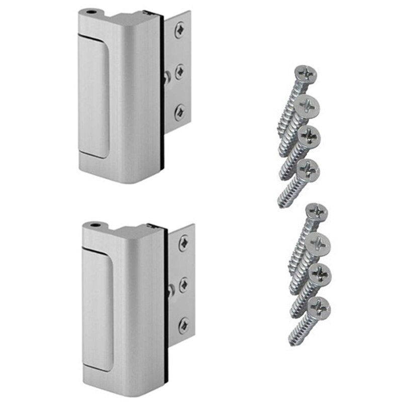 2Pcs Aluminum Alloy Hinge Door Reinforced Lock Doo... – Grandado