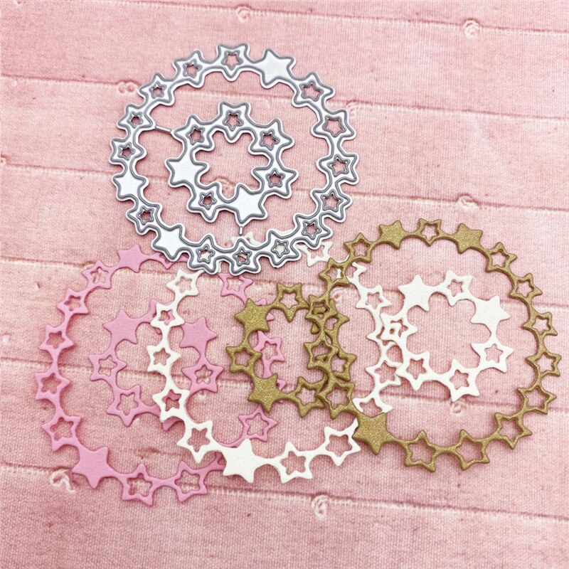 Circle Five-pointed star Metal Cutting Dies Paper ... – Vicedeal