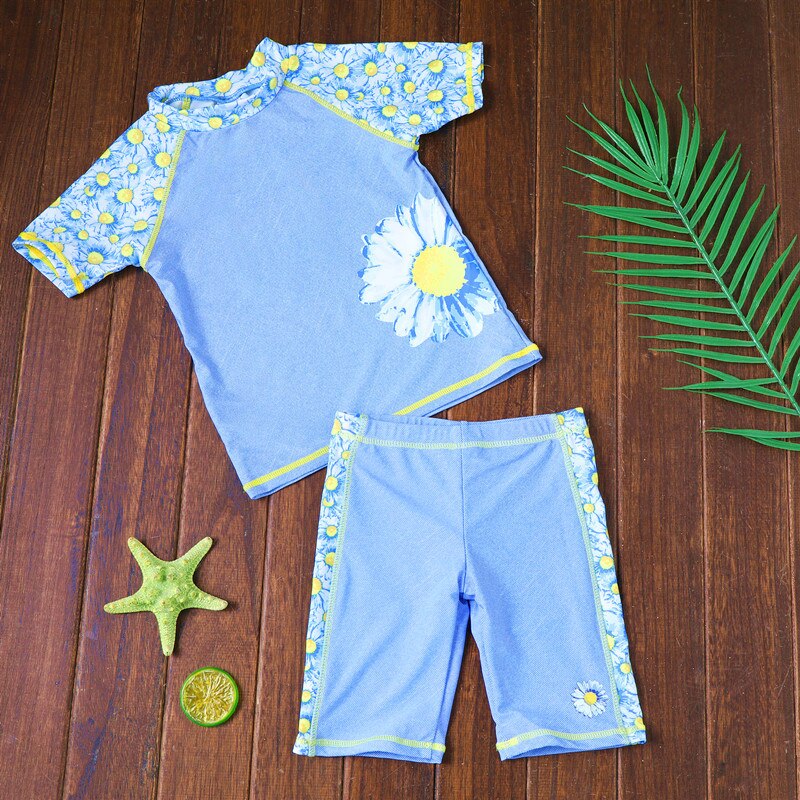 Girls Two-Piece Swimming Suits Swimwear Children B... – Vicedeal