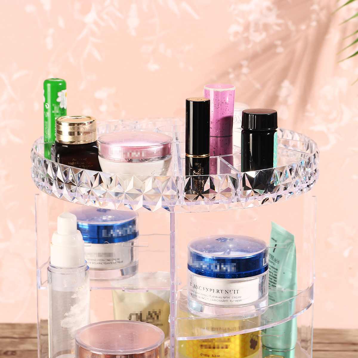 Rotat Cosmetic Storage Box Makeup Organizer Transp... – Grandado