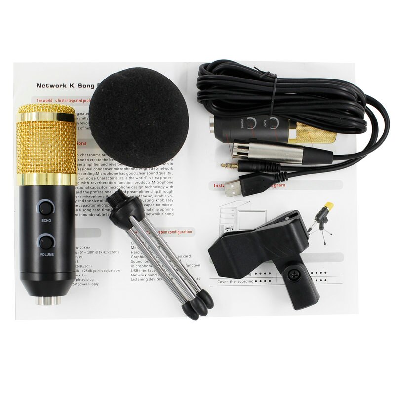 Professionele BM 900 USB Condensator Microfoon Voo... – Grandado