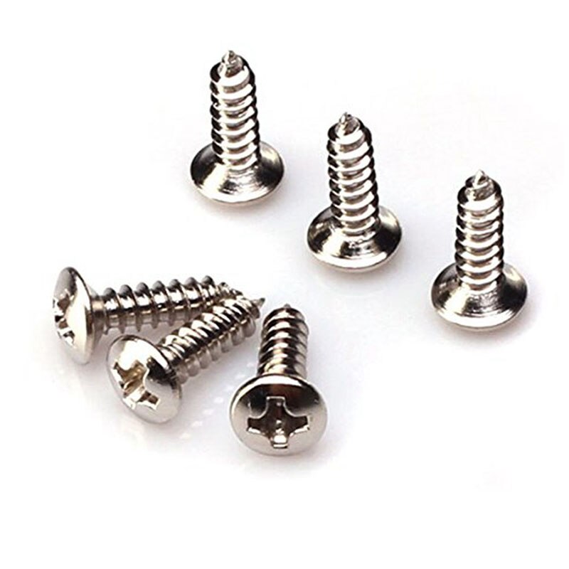 50Pcs Slivery Guitar Bass Pickguard Mounting Screw... – Grandado