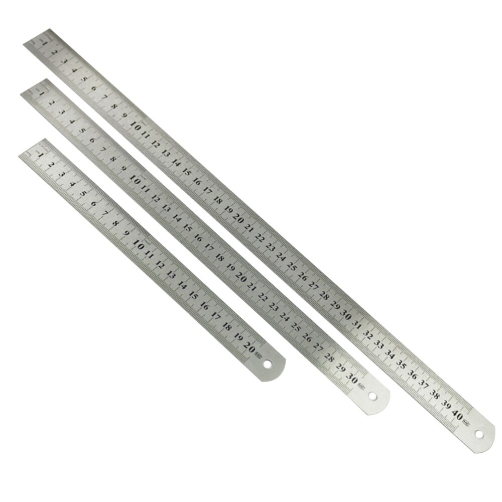 3Pcs Stainless Steel Ruler Metal Ruler for Enginee... – Grandado