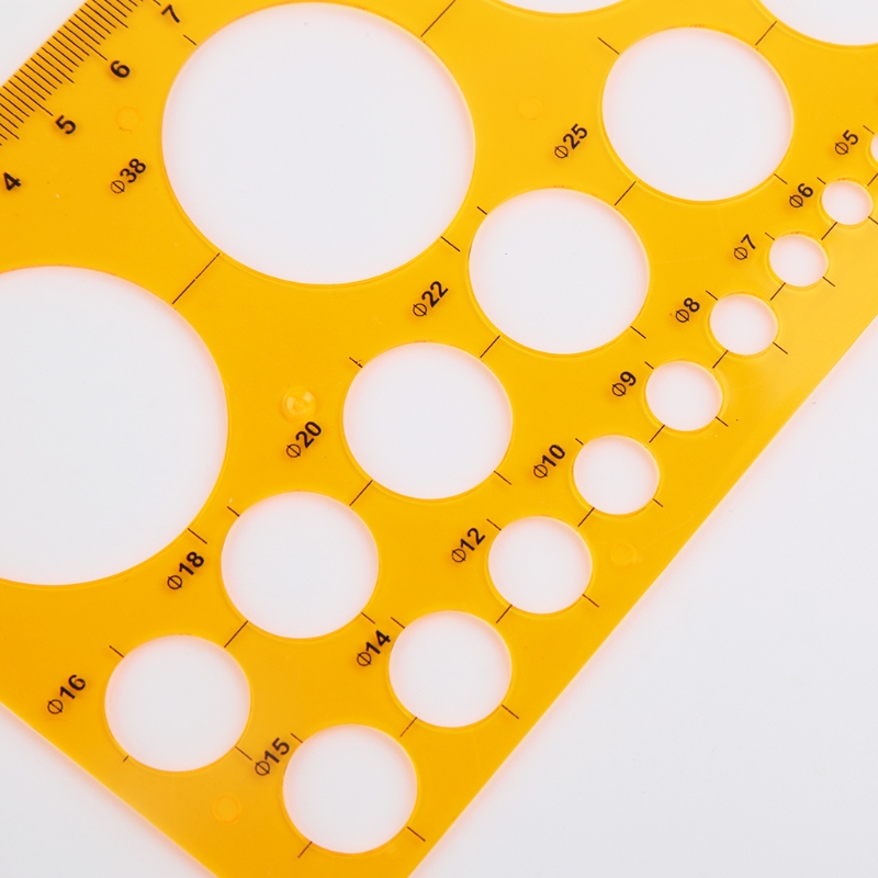 K Resin Circles Geometric Template Ruler Stencil D... – Vicedeal