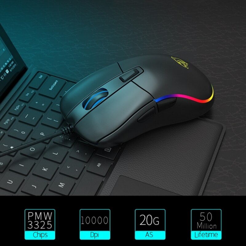 DMG130 Mechanical Gaming Mouse RGB Light 10000 Dpi... – Grandado