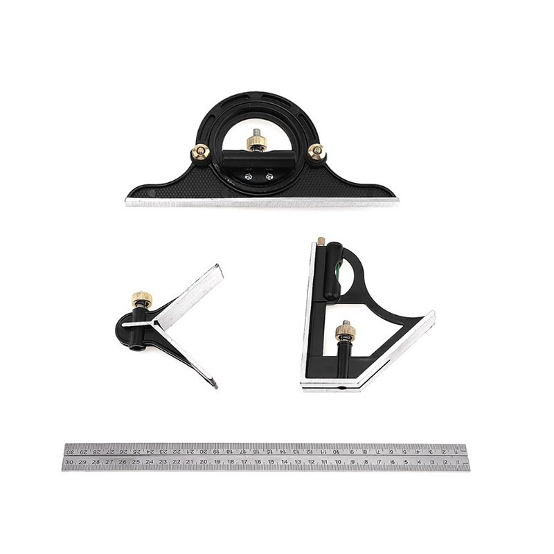 300mm Stainless Steel Protractor Carpenter Tools C... – Grandado