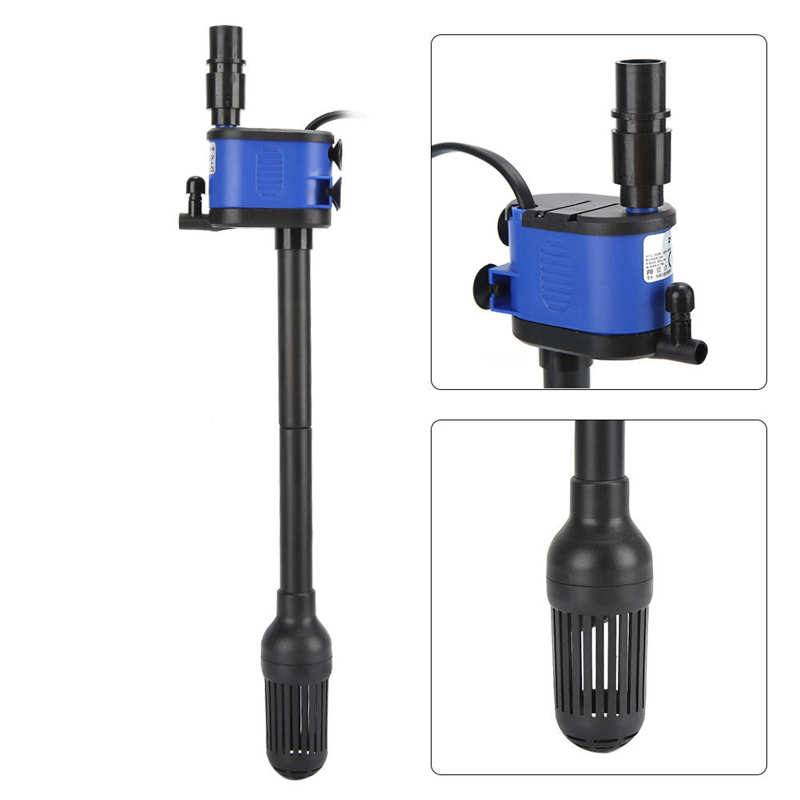 ZY-VS 3 in 1 Aquarium Mute Filter Submersible Pump... – Grandado