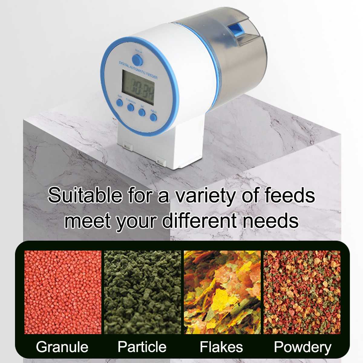 Adjustable Automatic Aquarium Timer Auto Fish Feed... – Grandado