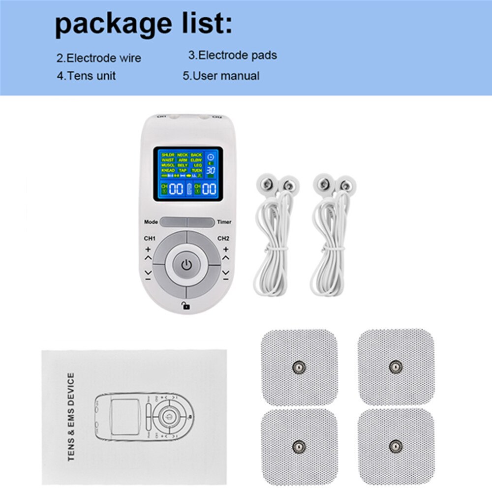 Tens EMS Massager Machine Electronic Physiotherapy... – Vicedeal