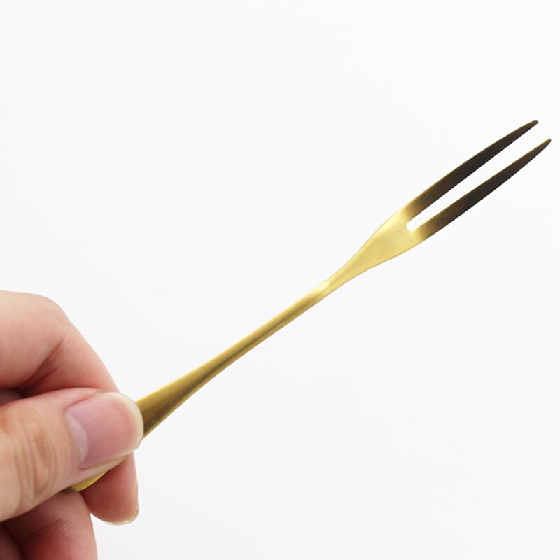 Free of postage1PC luxury fruit fork stainless ste... – Grandado