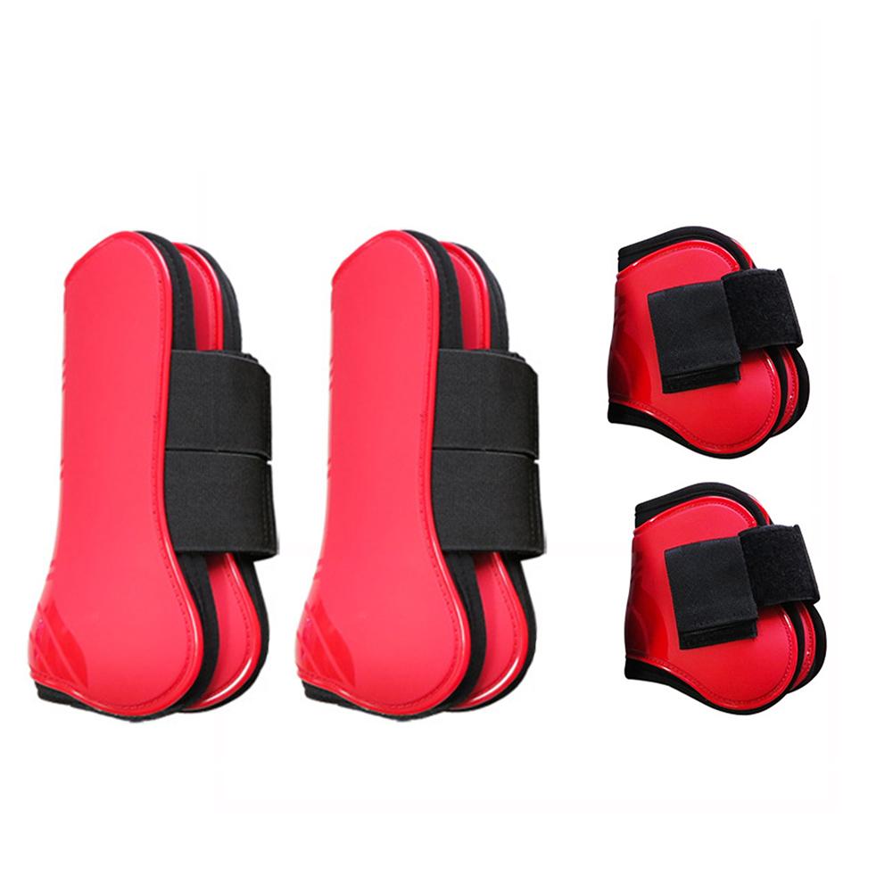 4PCS Adjustable Front Hind Horse Leg Boots Equine ... – Vicedeal