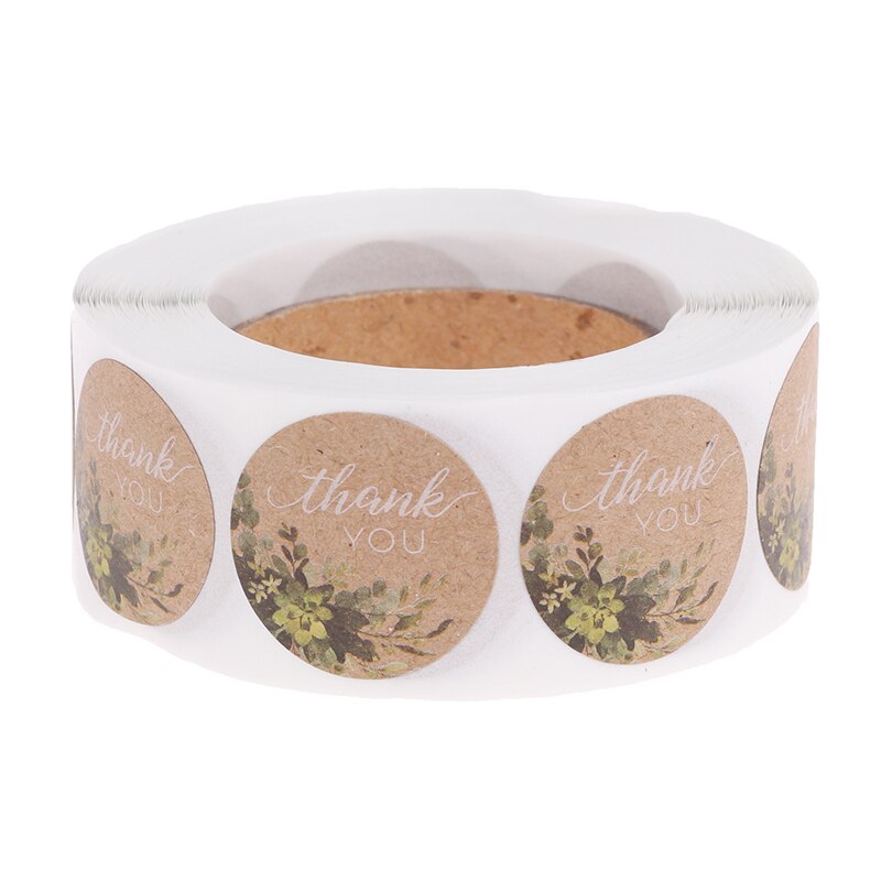 500PCS/Roll Round THANK YOU Stickers Seal Labels s... – Grandado