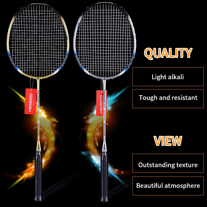 HENBOO Standard Lightweight Badminton Set Durable ... – Grandado