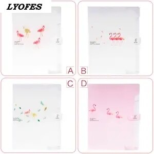 Fresh Color Flamingo Expanding File Folder A4 Docu... – Grandado