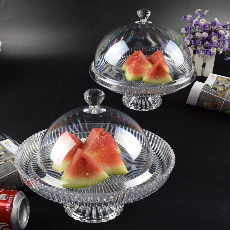 Acrylic Transparent fruit tray with cover plastic ... – Vicedeal