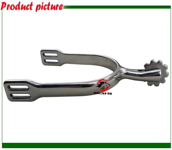 Stainless steel horse spur,with SS rowel.horse pro... – Grandado