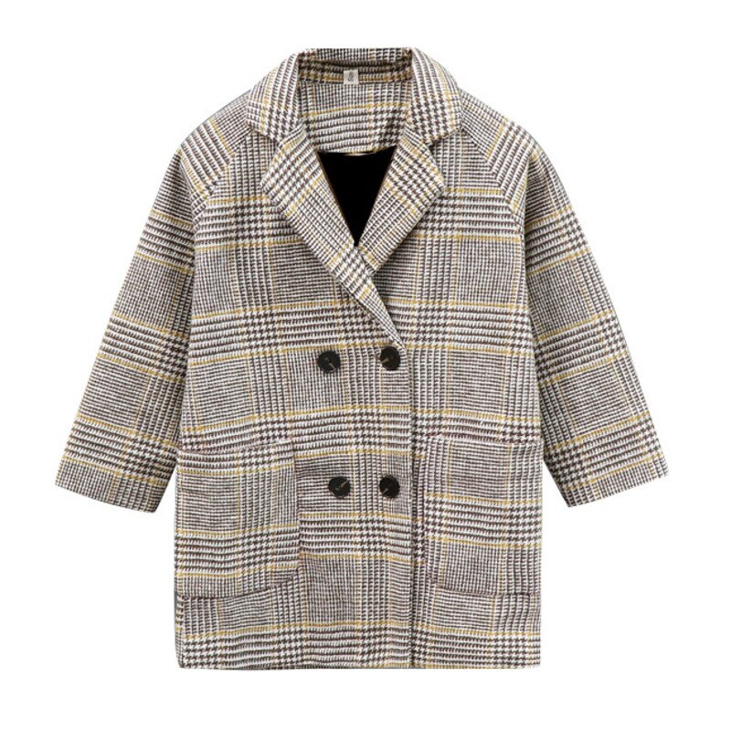 Children's Clothing Girls Wool Woolen Coat Gir... – Grandado