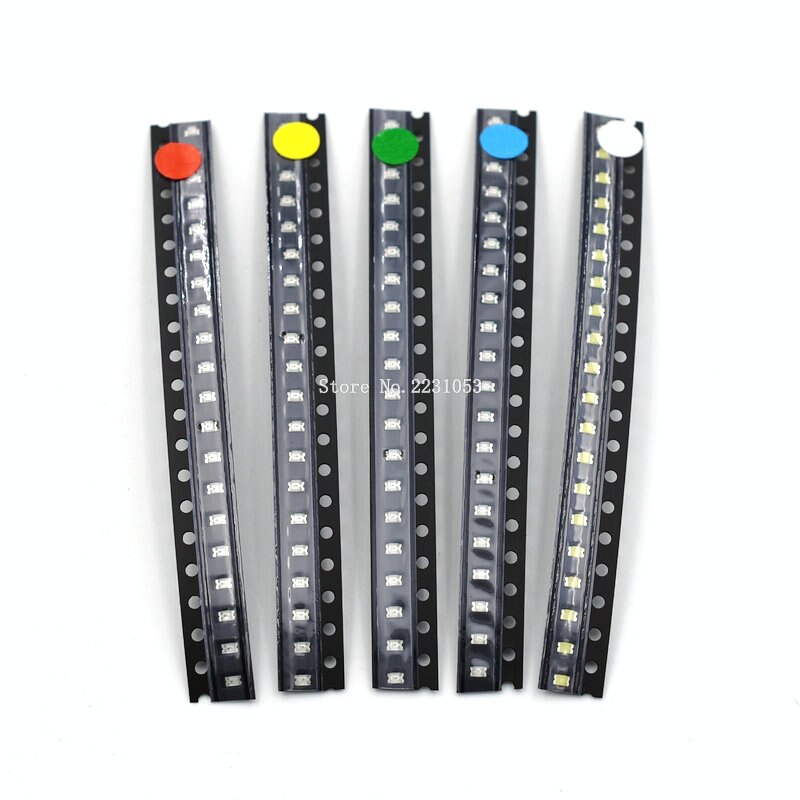 100PCS/LOT 5 Colors SMD 0805 Led Kit Ultra Bright ... – Grandado