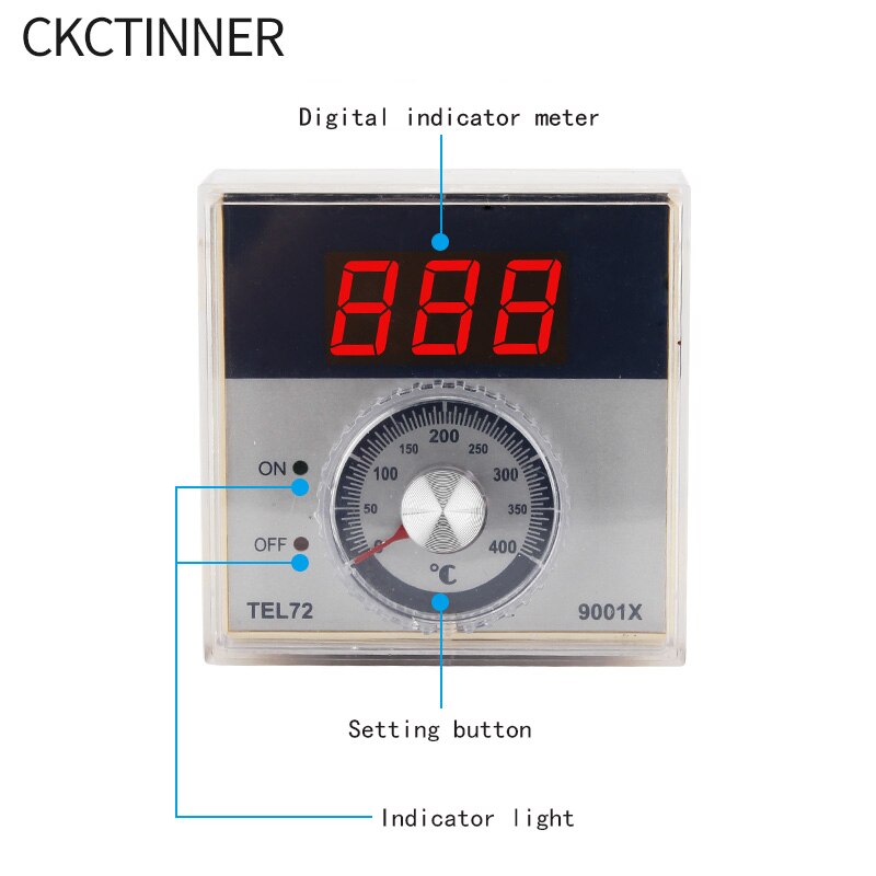 Pointer Temperature Controller K Type E Type Digit... – Grandado