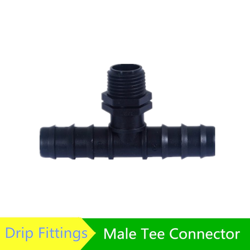 Male Tee Connector 1/2" x Dn16 For PE Tube Poly Ho... – Grandado