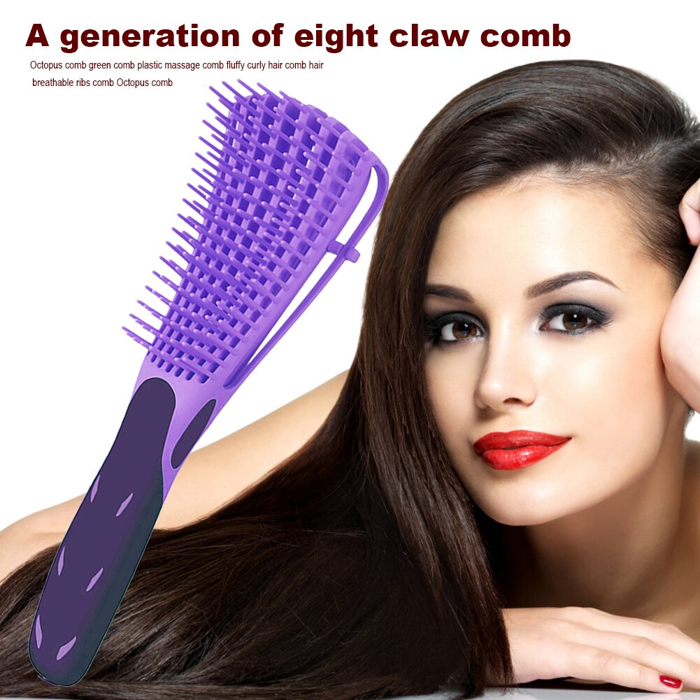 Scalp Massage Comb Curved Breathable Ribs Claw Com... – Vicedeal