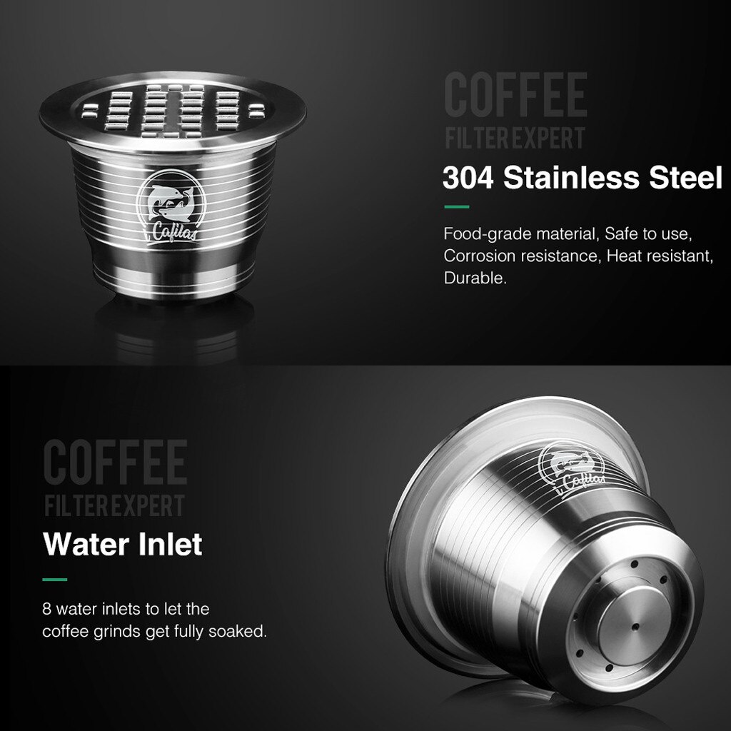 Nespresso Reusable Coffee Capsule Stainless Steel ... – Grandado