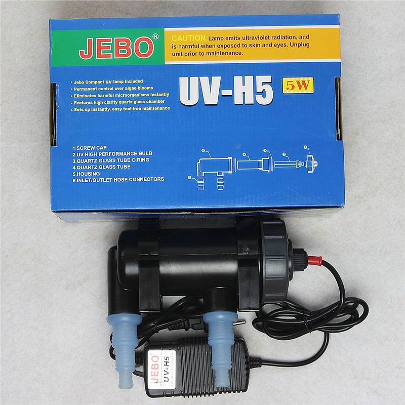 JEBO 220-240V UV Sterilizer Lamp Light Aquarium Po... – Vicedeal