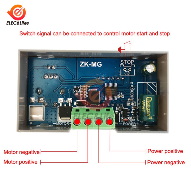 Dc 5V-30V 5A 150W Pwm Dc Motor Speed Controller Go... – Vicedeal