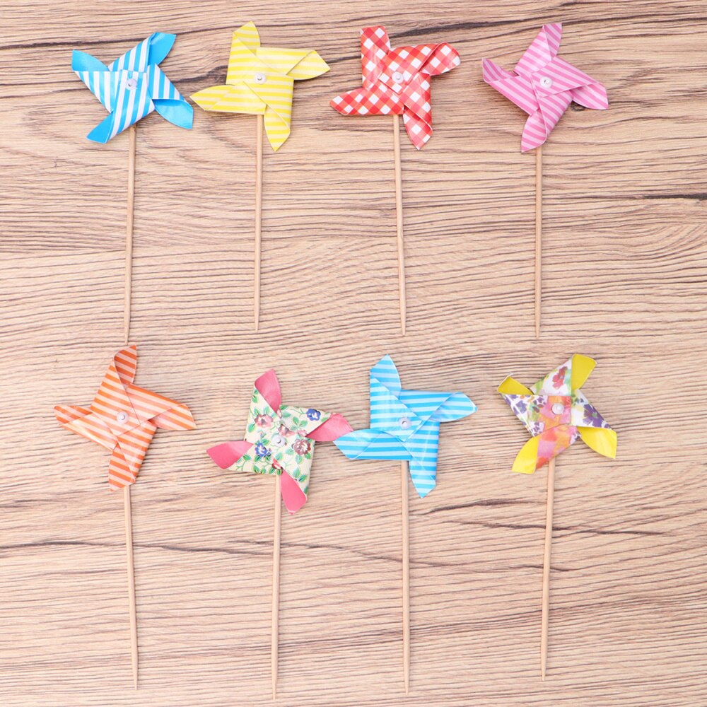 36pcs Spinning Windmill Cake Toppers Funny Cupcake... – Grandado