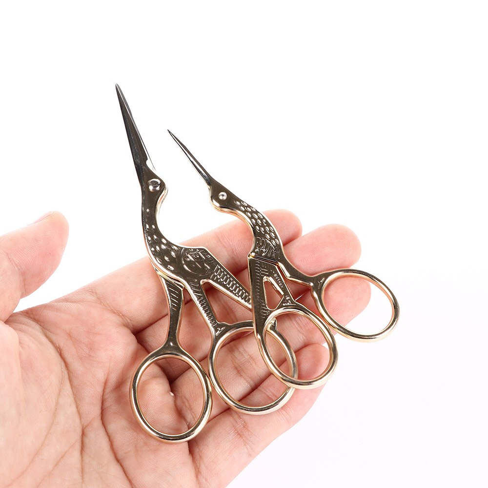1Pcs 9.5cm Antique Vintage Sewing Scissor Heron Sh... – Grandado