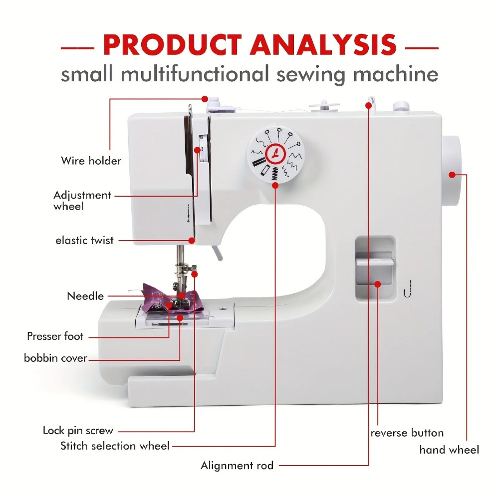 Semi-Auto Sewing machine, Household Fully Automati... – Grandado