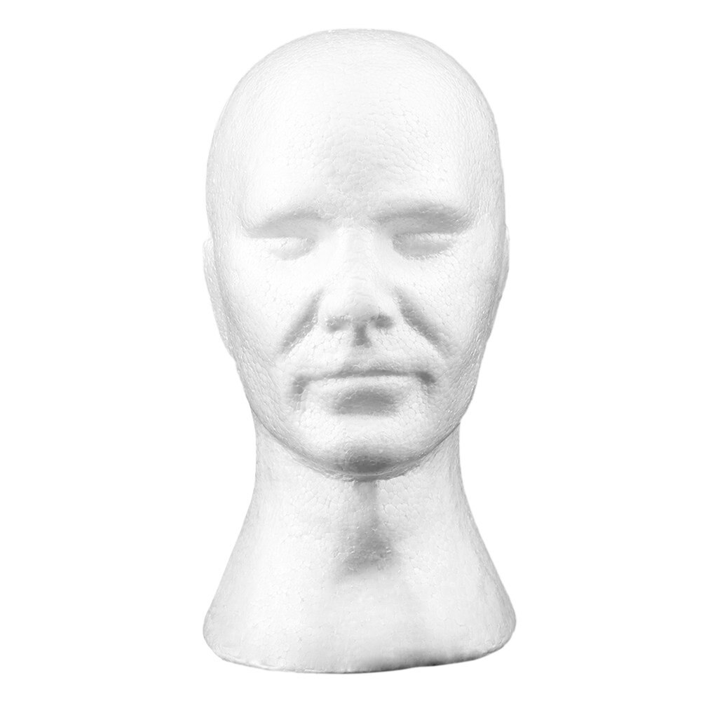 White Female Styrofoam Mannequin Manikin Head Mode... – Grandado